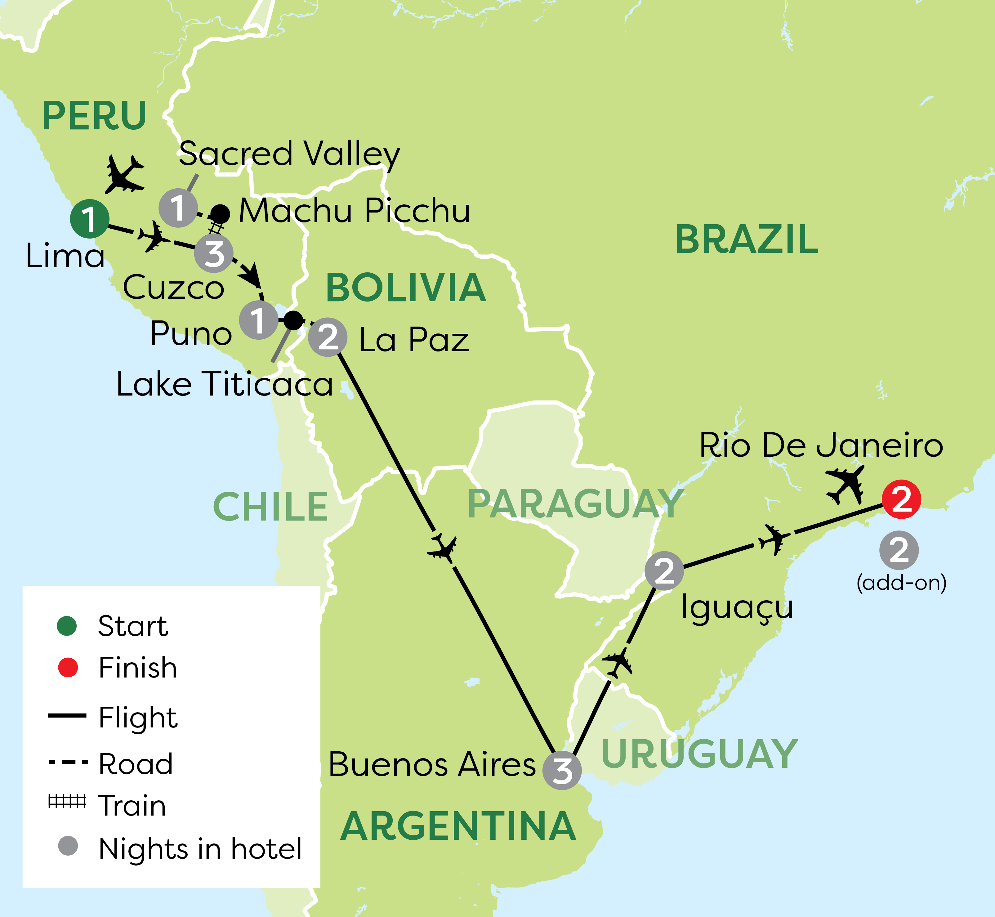 Latin Wonders of the World with Rio Add-on