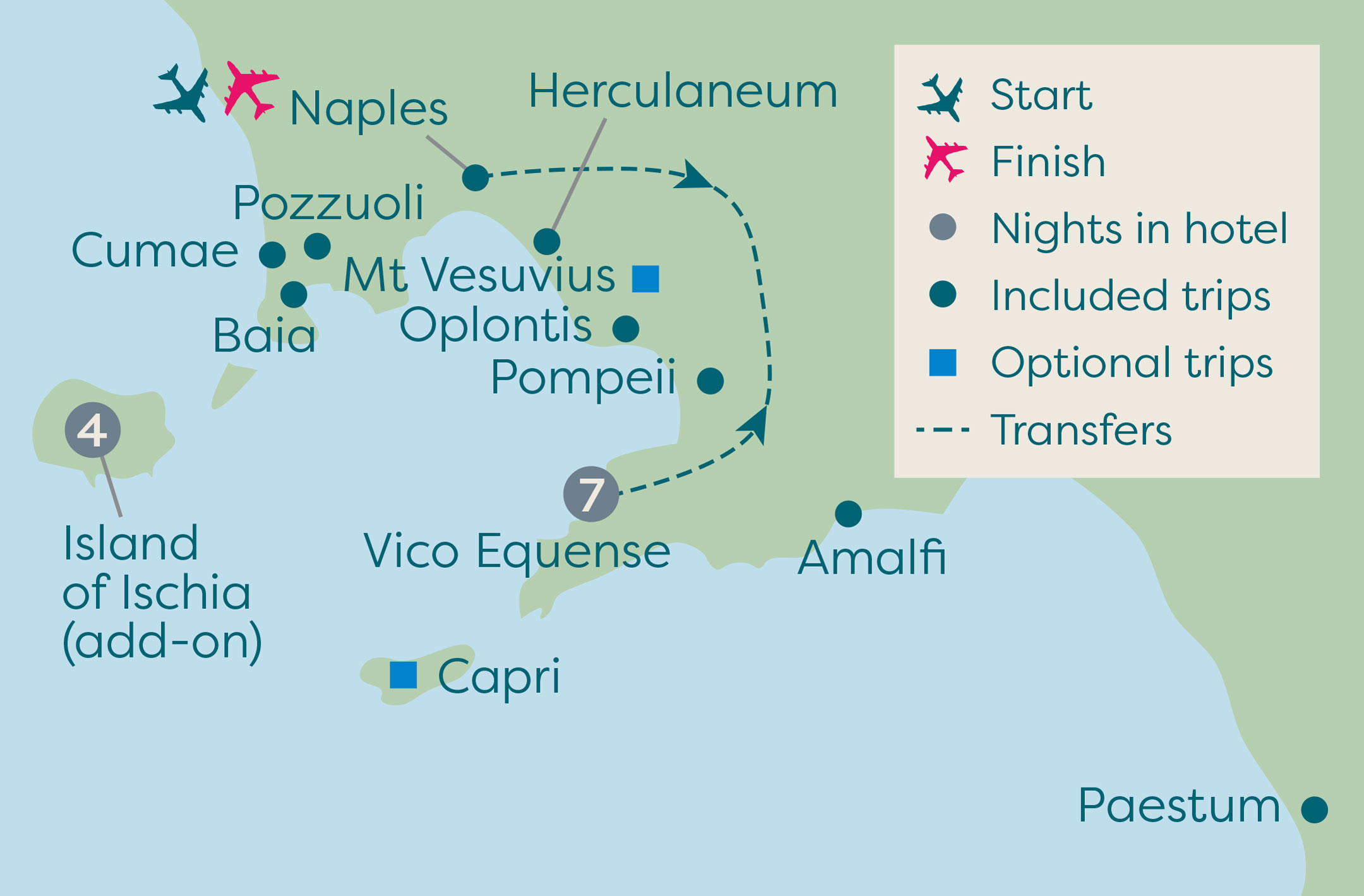 Pompeii, Herculaneum & Paestum Tours